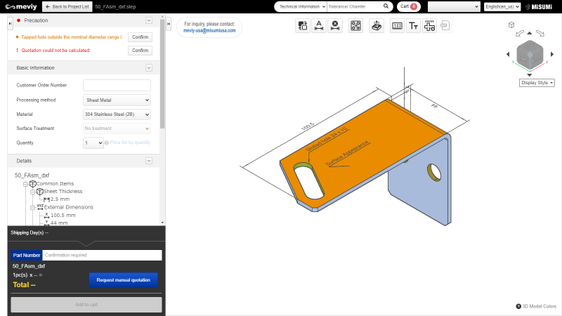 Download 2D DXF File – meviy Instruction Manuals