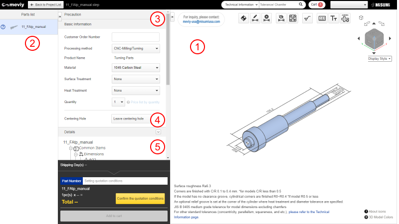 Viewing the 3D Viewer Screen – meviy Instruction Manuals
