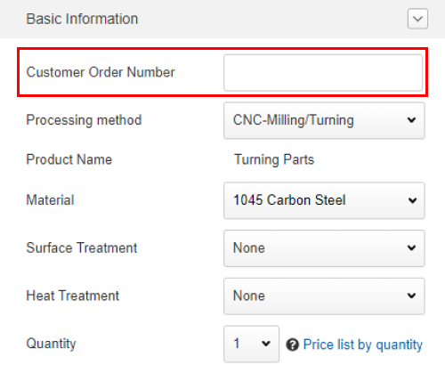 Setting Basic Information – meviy Instruction Manuals