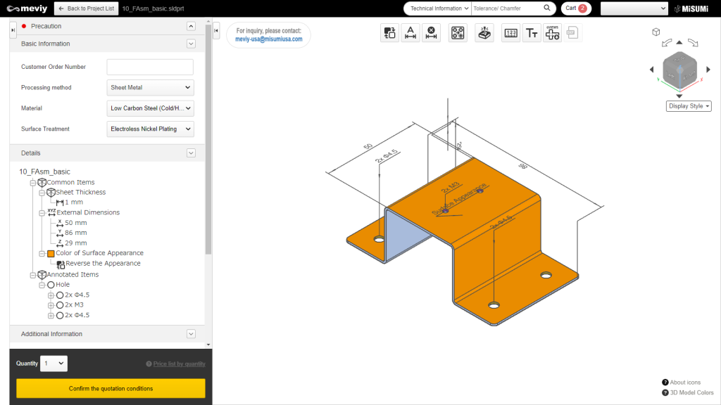 How to Use the 3D Viewer – meviy USA Instruction Manuals